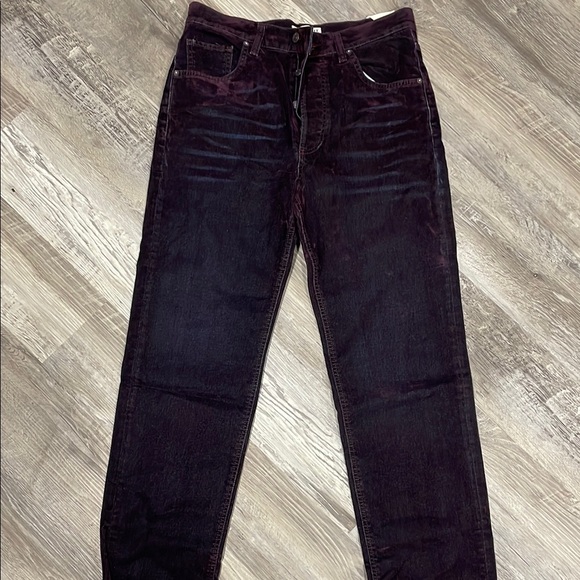 Free People | Jeans | We The Free First Class Relaxed Flocked Jeans Sz ...